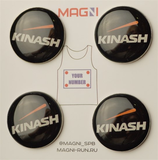 Magni KINASH Магнитные держатели спортивных номеров купить в интернет-магазине экипировочного центра